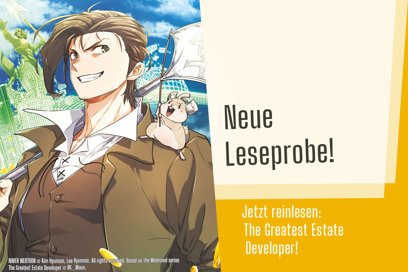 Neue Leseprobe: The Greatest Estate Developer – Papertoons Webshop